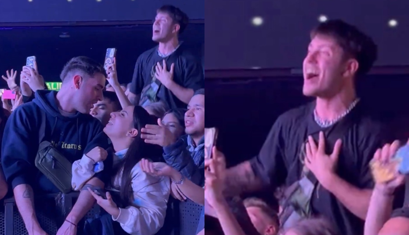 Couple goals: el romántico momento que pasó de largo en el show de Tan ...