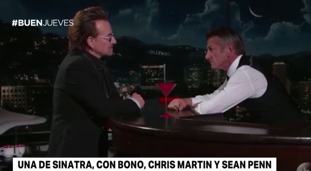 Bono, Chris Martin y Sean Penn interpretaron un clásico de Frank ...