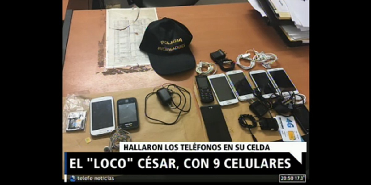 "El loco César": el capo narco que tenía en su celda nueve teléfonos ...