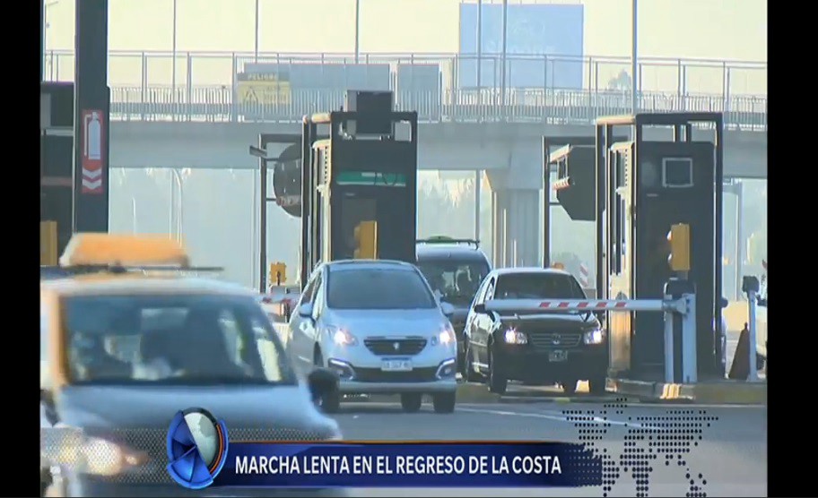 Marcha lenta en el regreso de la Costa | Telefe Noticias
